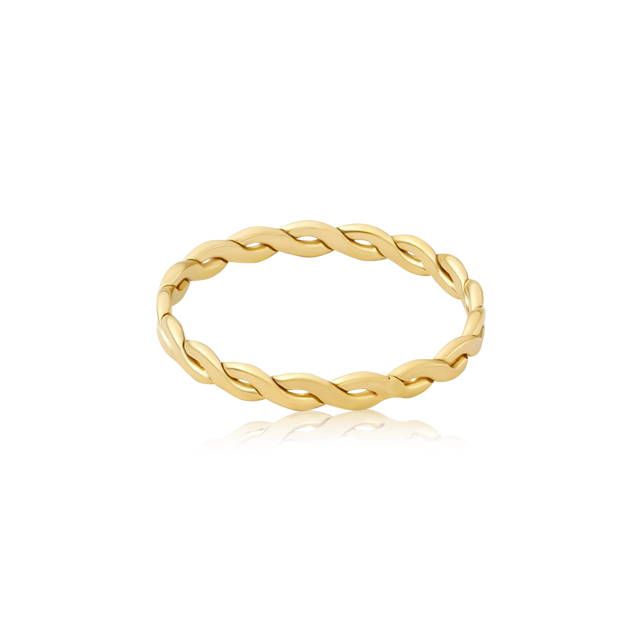 Gold Braided Ring – Kate Gates Jewelry