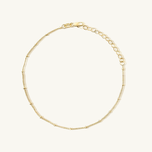 Affordable Gold Anklets | Jewelry Made for Sensitive Skin – Kate Gates ...
