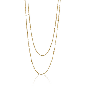 Henley 18k Gold Satellite Necklace - Hypoallergenic Jewelry – Kate ...